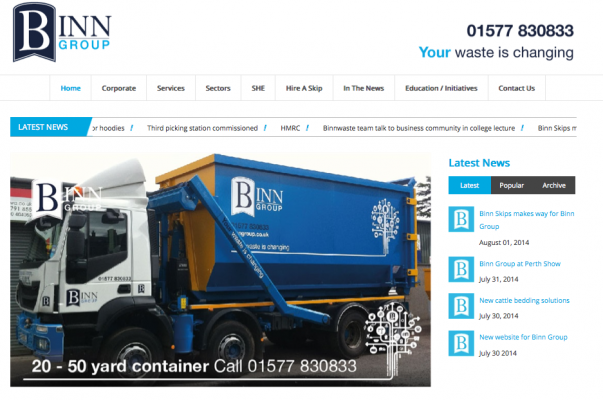 New website for Binn Group - Binn Group