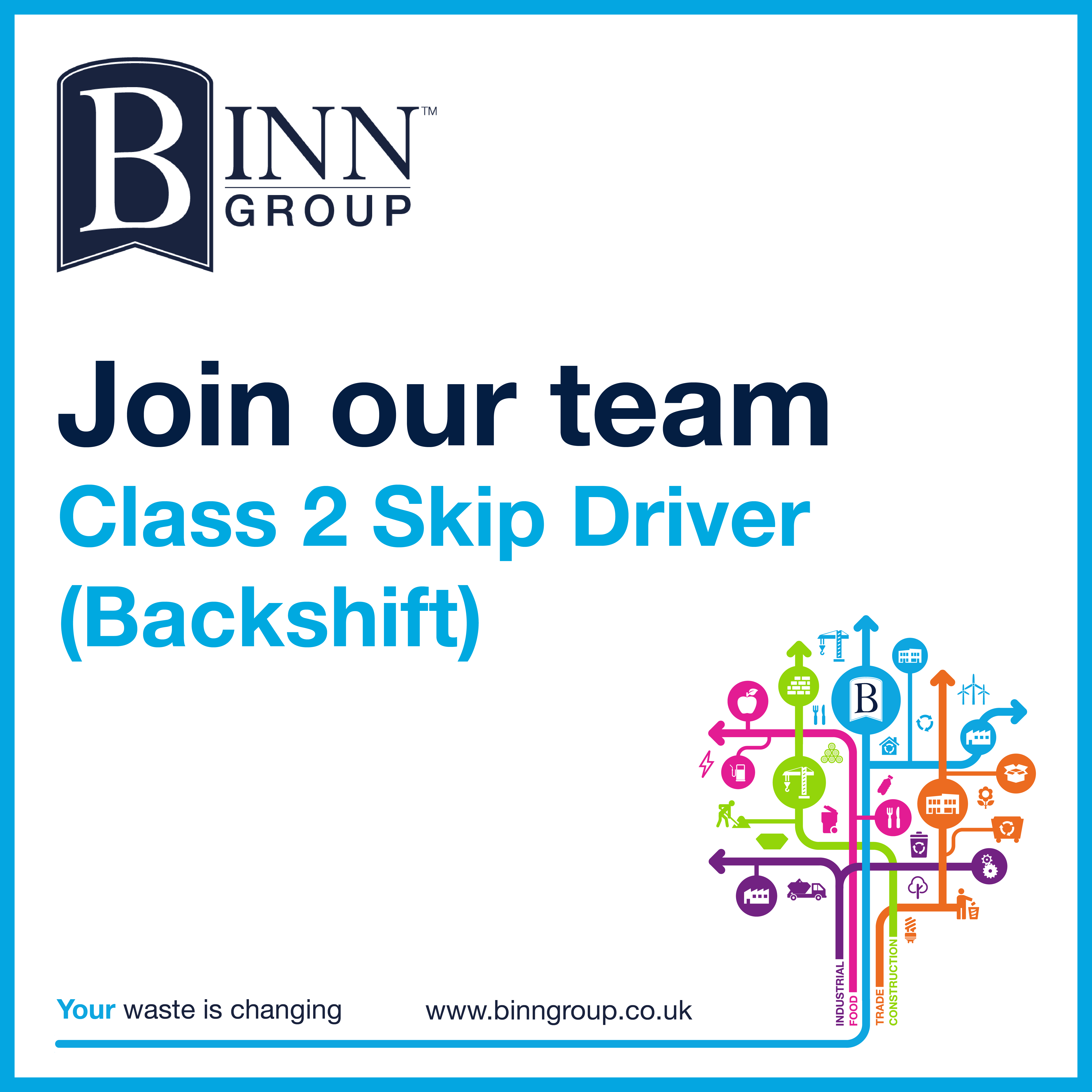 Job Vacancy - Class 2 Skip Driver (Backshift) - Binn Group